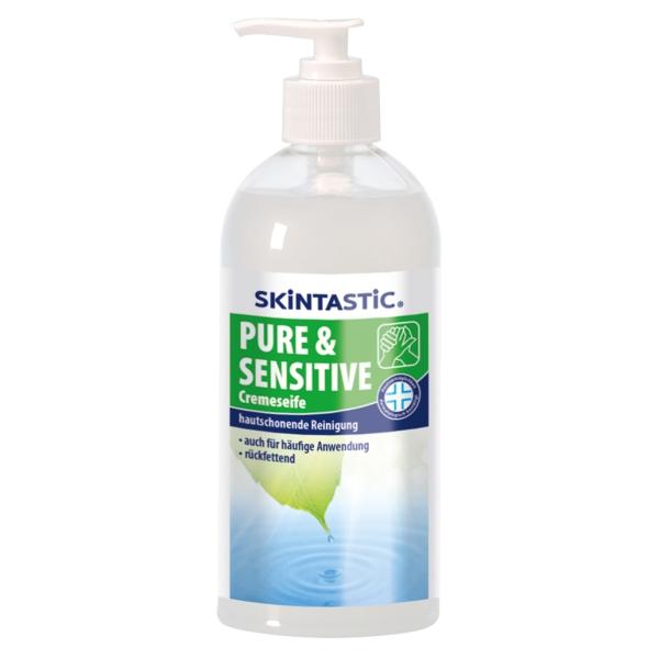 SKINTASTIC® PURE & SENSITIVE Cremeseife 500 ml Pumpflasche