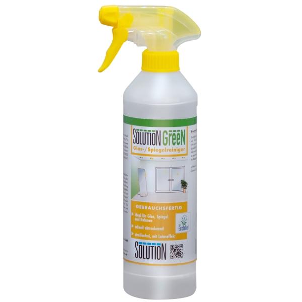 SOLUTION GreeN Glasreiniger für Spiegel und Rahmen 500 ml